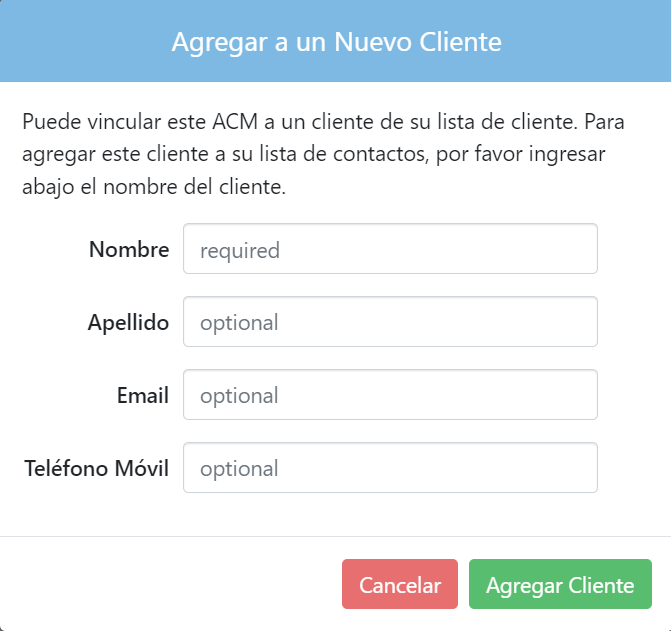 Vincule un ACM a sus Clientes PCS™ – RealtyServer