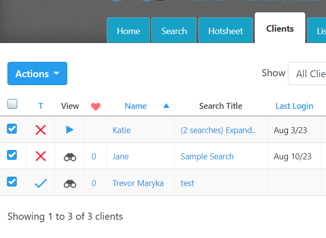 How do I export my client list? – RealtyServer
