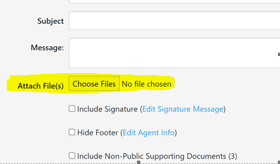 Can I add a file to a client email? – RealtyServer