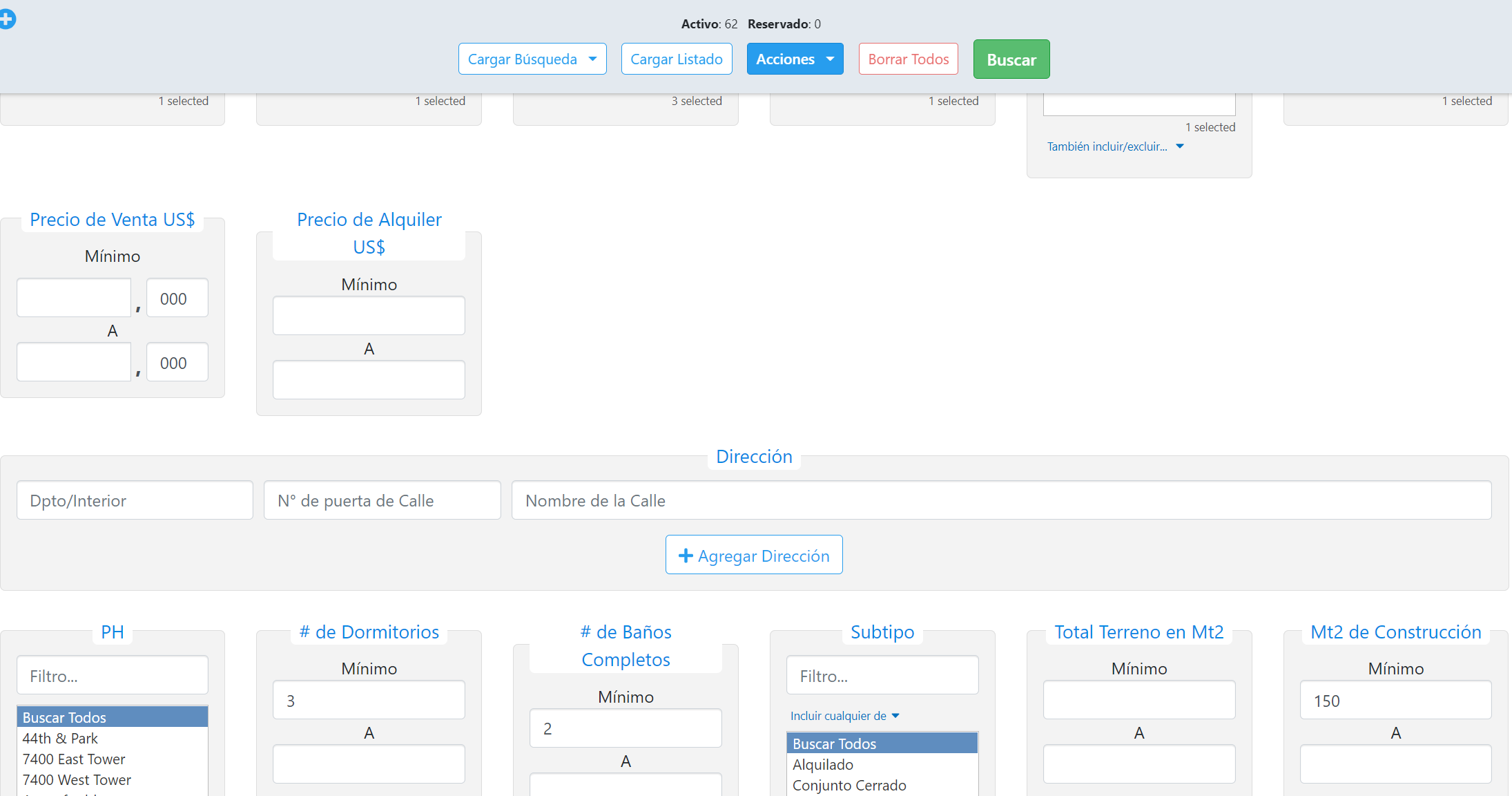 ¿Cómo se buscan propiedades en Xposure? – RealtyServer